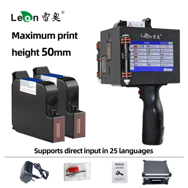 5CM Large Character Coding Machine Portable Handheld Inkjet Printer ...