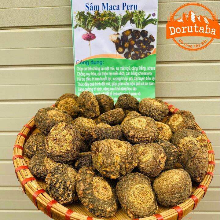 Sâm Maca Peru đen, khô thuộc dãy núi Andes, dượᴄ liệu quý củ sâm macca ...
