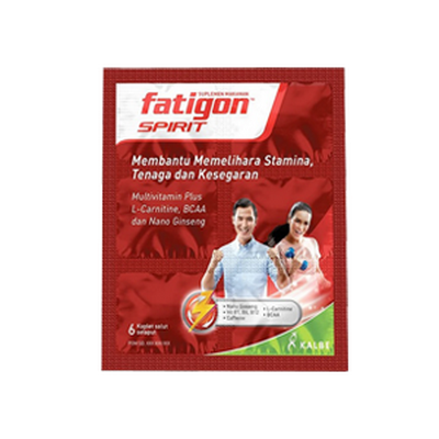 Fatigon Spirit Suplemen Makanan Fatigon Multivitamin dan Mineral ...