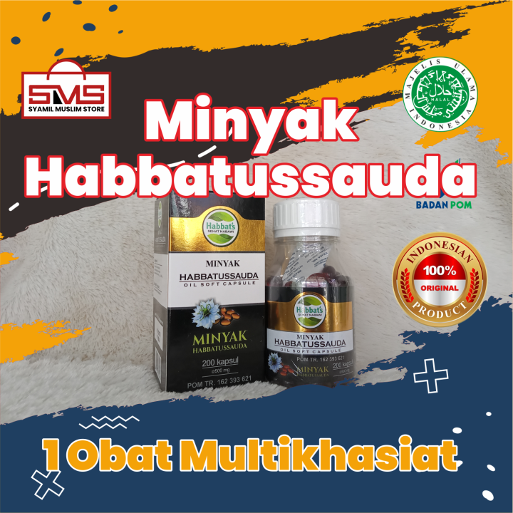 Minyak Habbatussauda Oil Soft Capsule 200Kapsul 100% Original - Obat ...