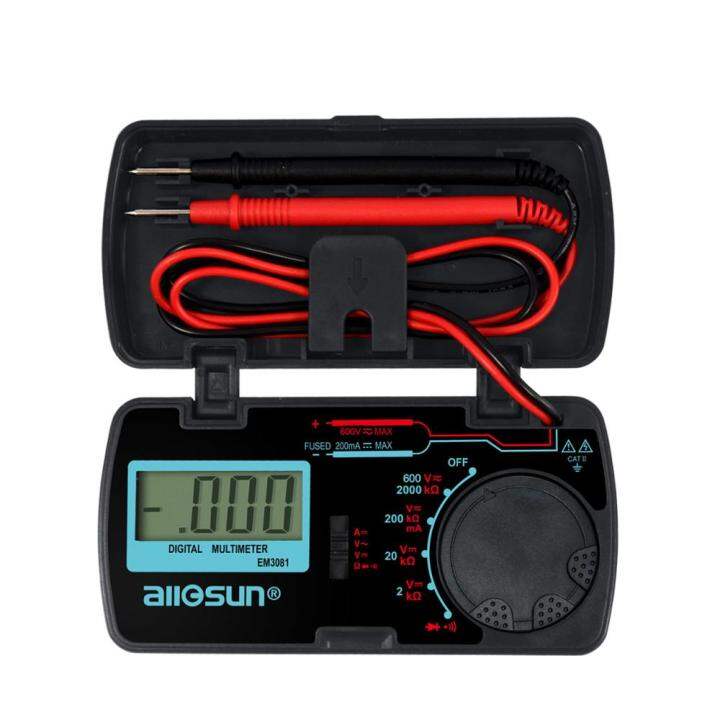 Allsun Auto Range Digital Multimeter DC AC Voltmeter Ammeter Ohm Tester ...