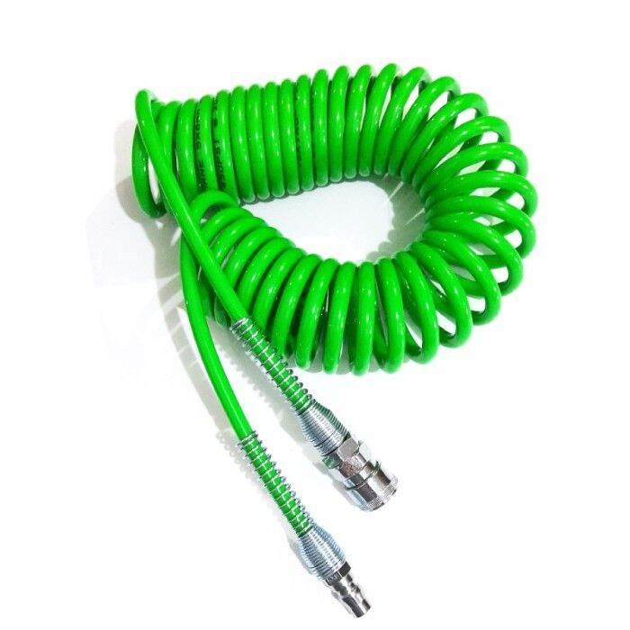 Tekiro Selang Angin Kompresor 12M Recoil Hose 12 M HIJAU Selang Spiral ...