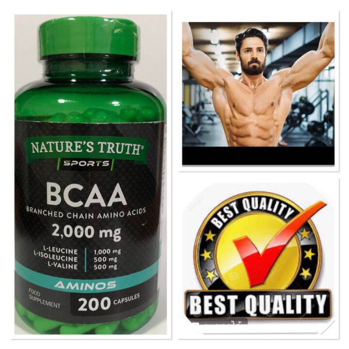 พร้อมส่ง BCAA 2000 mg - เร่งสร้างกล้ามเนื้อ ฟื้นฟูกล้ามเนื้อ รักษามวลกล้ามเนื้อ | Lazada.co.th