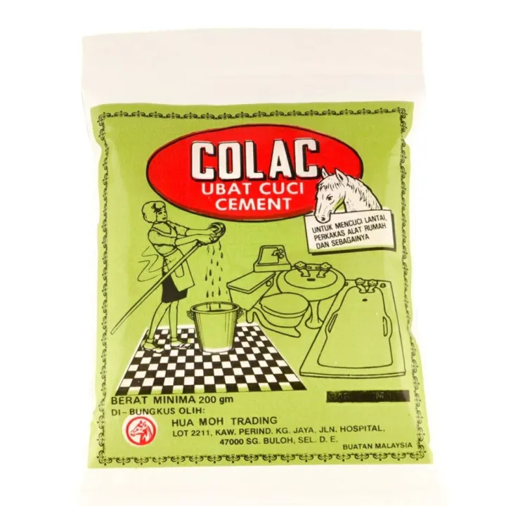 Colac Serbuk Pencuci Simen / Ubat Cuci Cement | Lazada