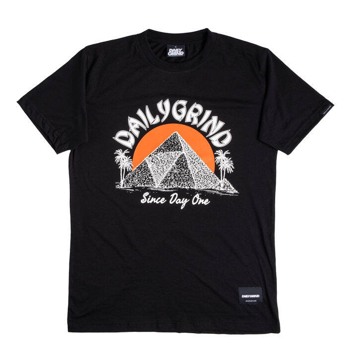 DAILY GRIND PYRAMID TSHIRT (BLACK) | Lazada PH