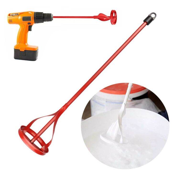 More Durable Hexagon Shaft Plaster Paint Mixer Mixing Paddle Rod For ...