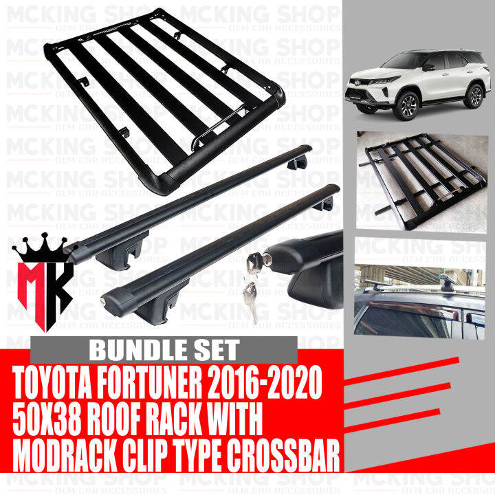 Toyota Fortuner 2016-2020 Single Wall Aluminum 50x38 Roof Rack ...