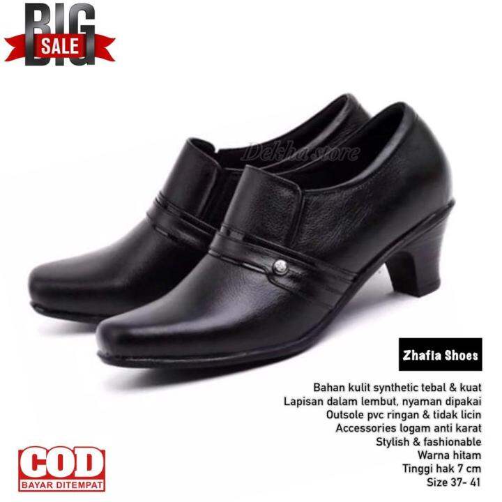 SEPATU WANITA FORMAL/ SEPATU BOOT HITAM WANITA/ SEPATU PANTOFEL WANITA ...