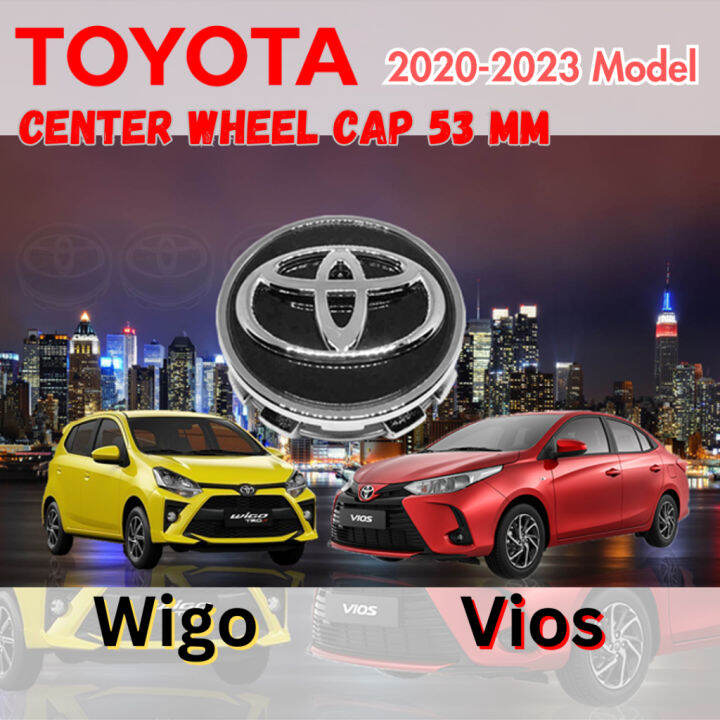 【Autoparts】 Toyota Wheel Center Cap 53 mm fits Small Toyota Vios and ...