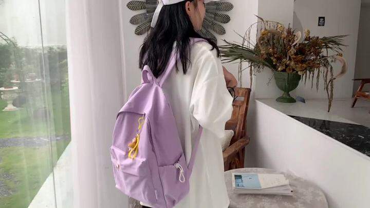 Yuanshen Niujin กระเป๋านักเรียนอะนิเมะคุณภาพสูงนักเรียนมัธยมต้นชาย ...