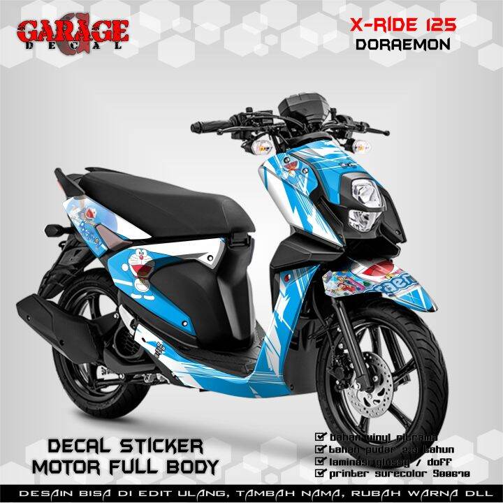 Decal X Ride 125 Full Body Decal X Ride 125 New Full Body Doraemon ...