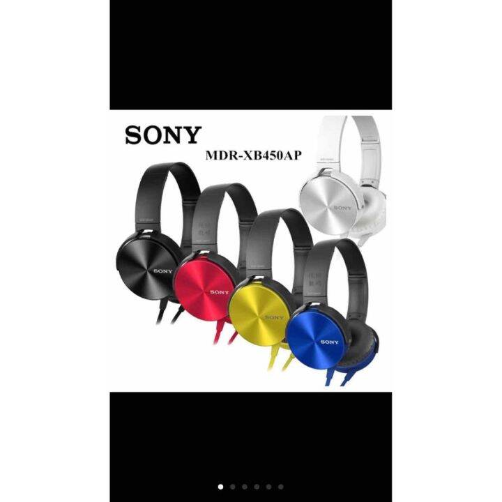 SONY MDR-XB450AP EXTRA BASS SMARTPHONE HEADSET HEADPHONES | Lazada PH