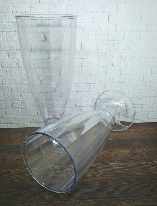 6 PCS GELAS JUS RESTORAN BAHAN MIKA KRISTAL PACKING KERDUS DAN PLASTIK ...