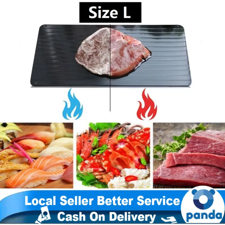 【In Stock】Size L Fast Defrosting Chopping Board Rapid Safe Steak ...