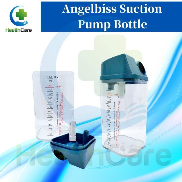 Angelbiss 1400ML Vacuum Bottle Spare Part for Phlegm Suction Pump ...