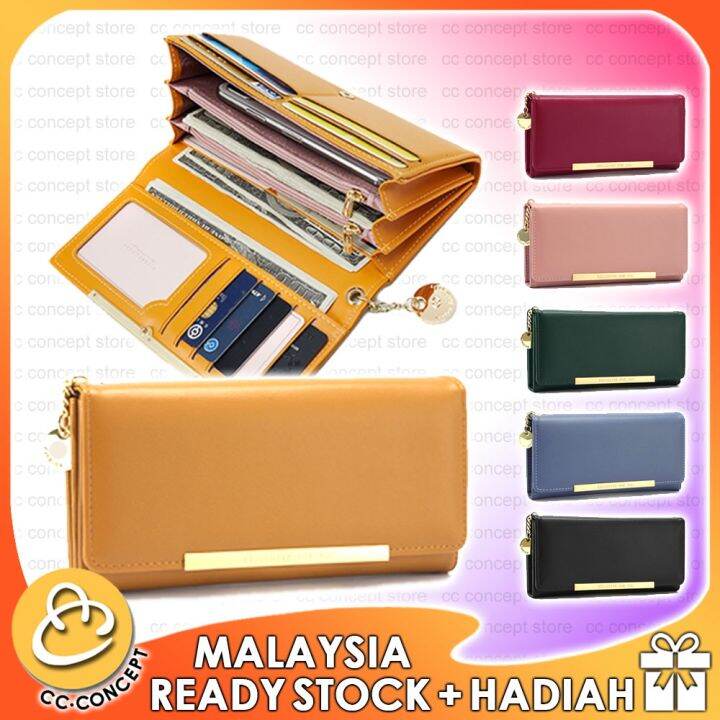 CC CONCEPT Korea FOREVER YOUNG Purse Women Bifold Wristlet Long Wallet ...
