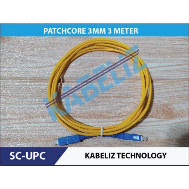 Patchcord Patchcore patcore patcord sc upc kabel fiber optic single ...