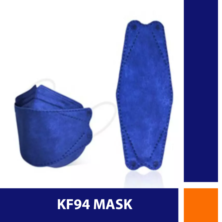 VKS 5 PCS Unisex Adult KF94 Disposable Face Masks (BLUE) | Lazada PH