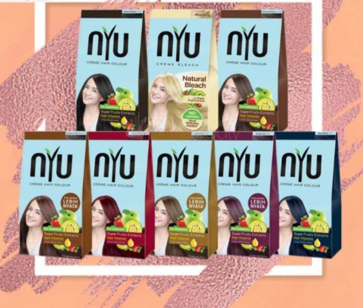 NYU Hair Color Semir Rambut Dus | Lazada Indonesia