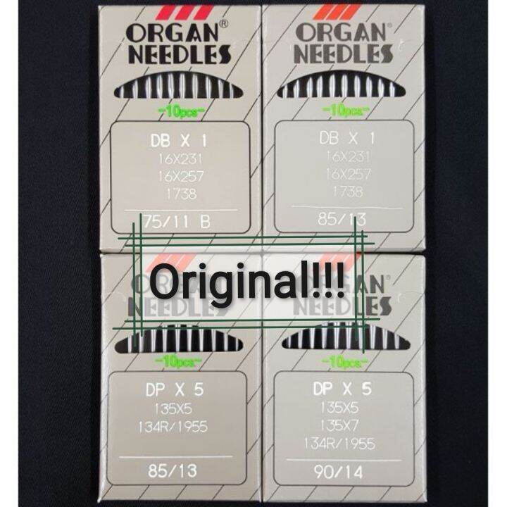 ORIGINAL Japan Organ Needle Jarum DBX1 DPX5 dan DC Mesin Jahit Industri | Lazada