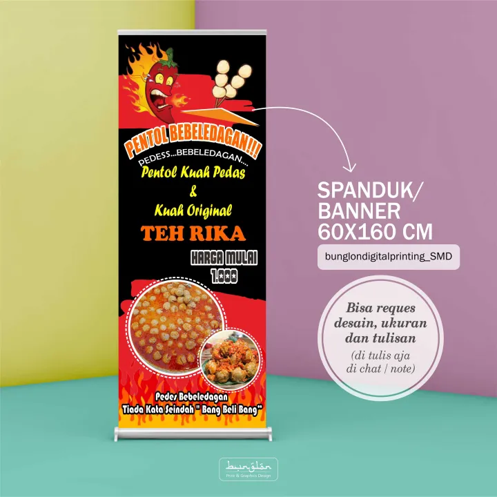 Spanduk, Banner Baso Pentol Free Desain | Lazada Indonesia
