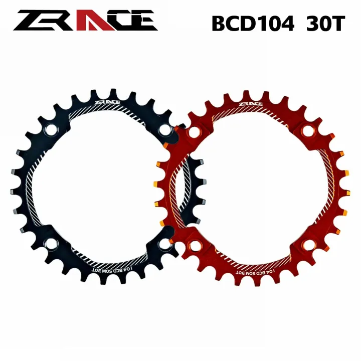 ZRACE Chainrings Chainwheels BCD104, 30T, Narrow Width tooth AL7075 CNC ...