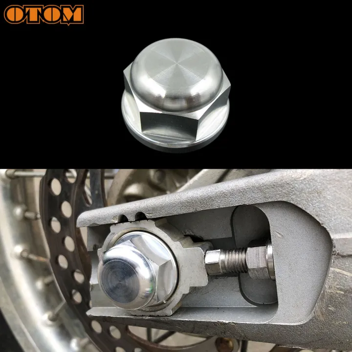 M21*1.5 Motorcycle Rear Axle Nut Covers Cap Motocross Wheel Lock ...