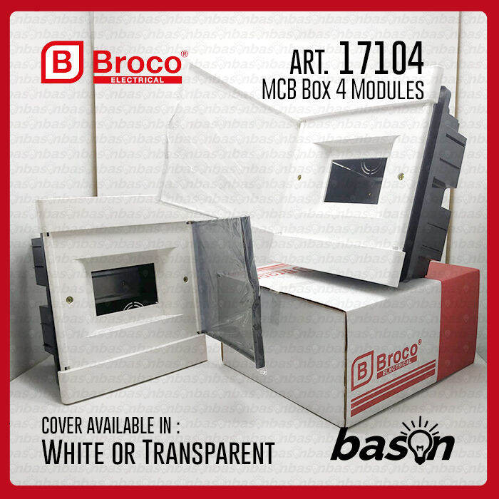 BROCO MCB Box 17104 - Kotak MCB 4 Group Inbow - MCB Panel Flush Mount ...