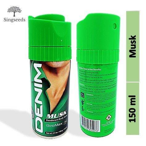 Denim Musk Men Scent Fragrance DeoMax AntiPerspirant Deodorant Body ...
