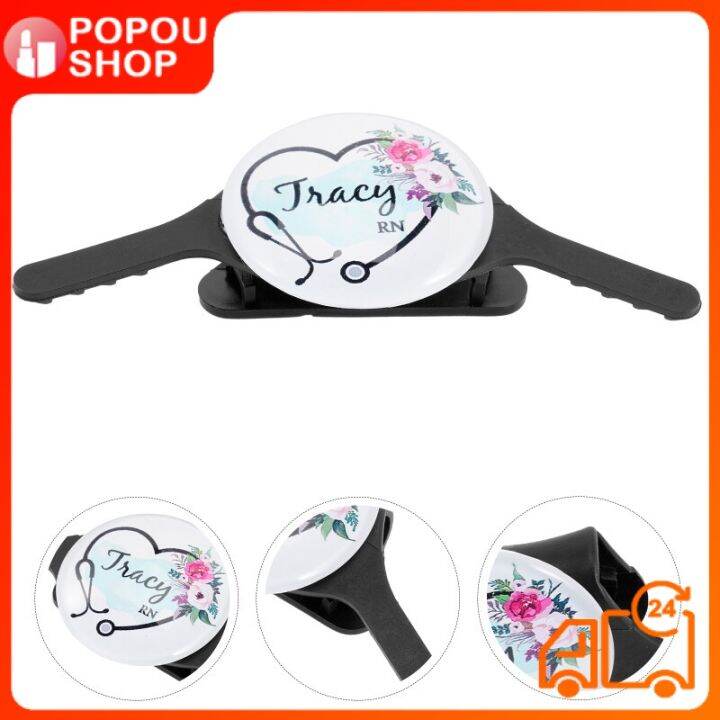 POPOUSHOP Accessories Nursing Gift Nurse DIY Name Tag Stethoscope Nurse ...