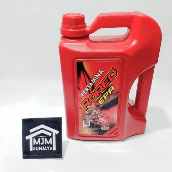 Oli Pertamina RORED EPA SAE 140 Galon 4 Liter Oli Mobil Rored Epa 4L 4 ...