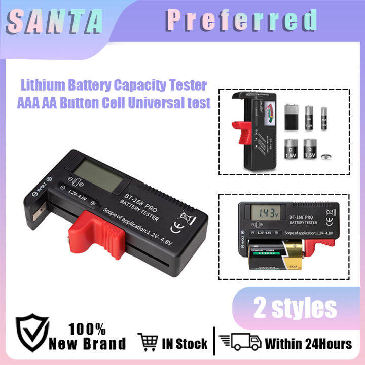 Portable Digital Lithium Battery Capacity Load Tester BT-168 Analyzer ...