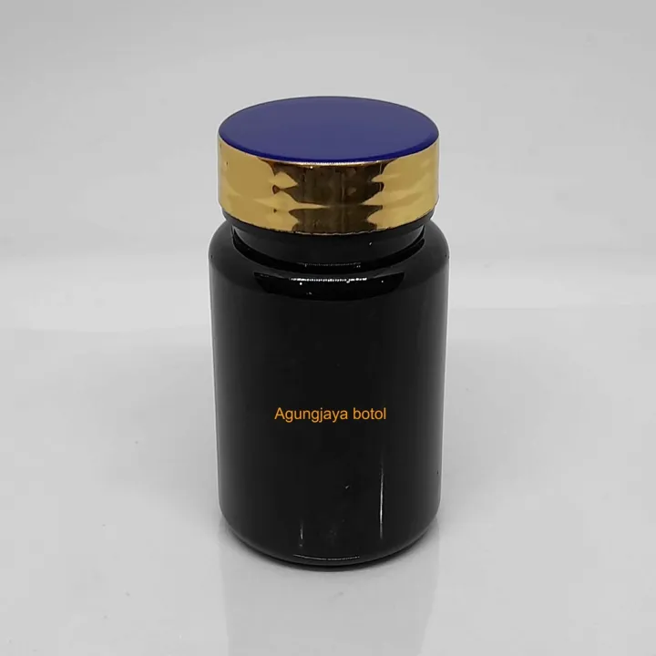 Botol Obat 100 ml Hitam PS Neck 38 / Botol 100 ml Hitam Neck 38 / Btol ...
