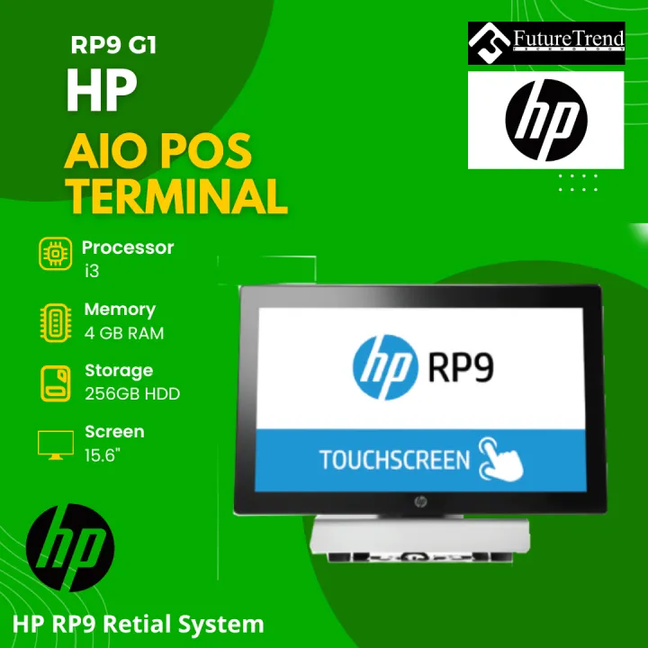 Hp RP9 G1 AIO Pos Terminal I3/4GB/256GB/15.6"/ RP9 2x20 | Lazada