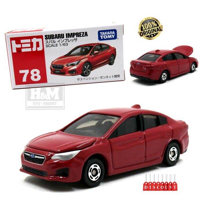 Tomica 78 Subaru Impreza Red - PROMO 2021 | Lazada Indonesia