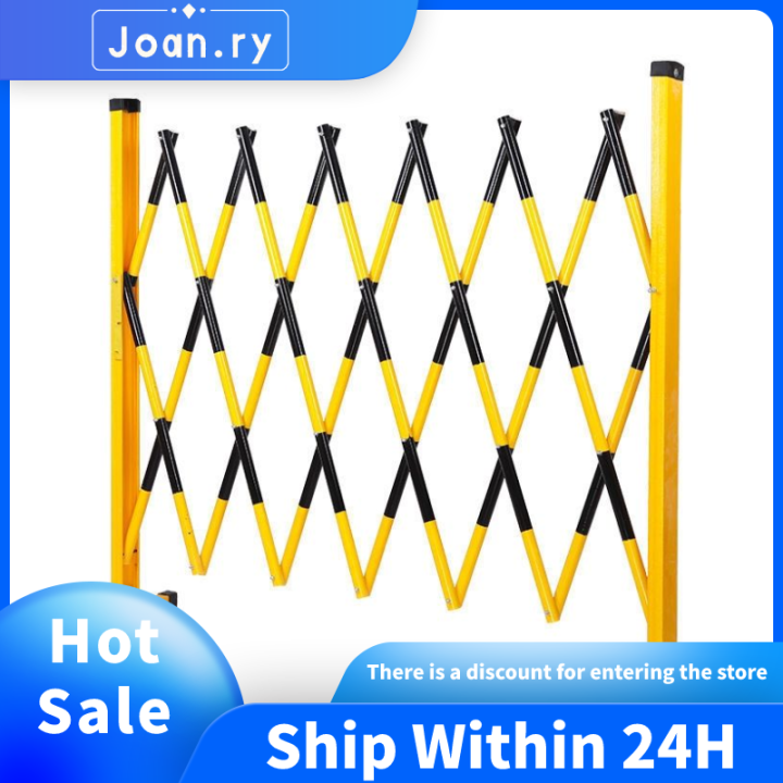 Fiberglass retractable fence movable guardrail Electric safety fence ...