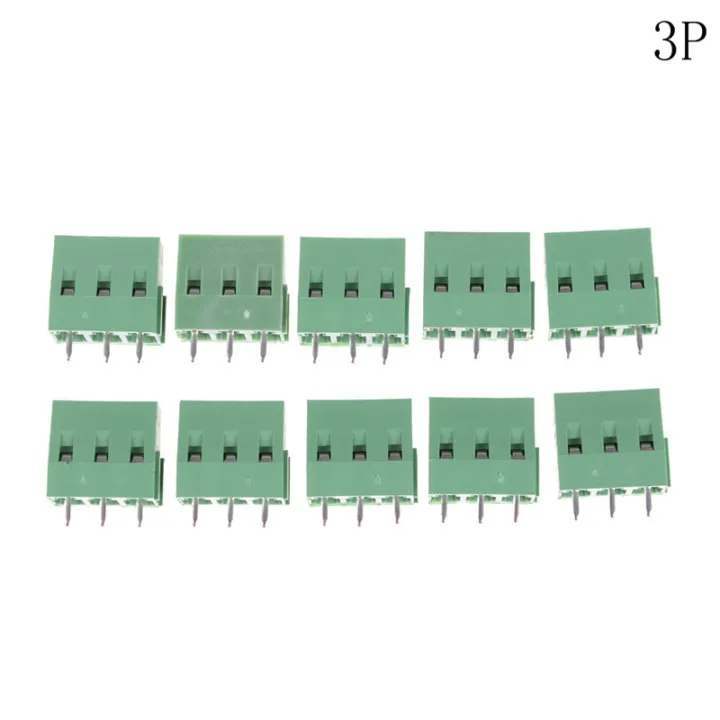 Graceful 10pcs PCB Screw Terminal Block Connector KF128-2P/KF128-3P 5mm KF128 High Quality ...