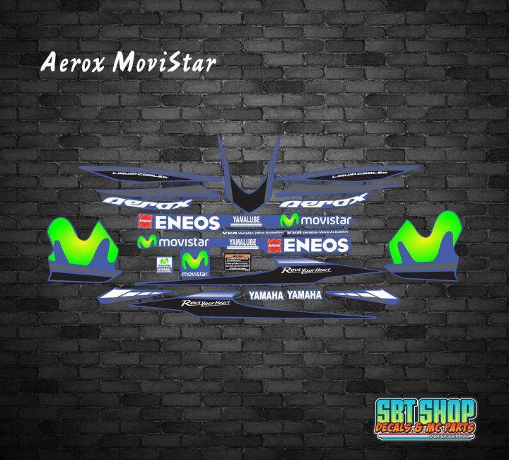 Aerox 155 Movistar Decals | Lazada PH