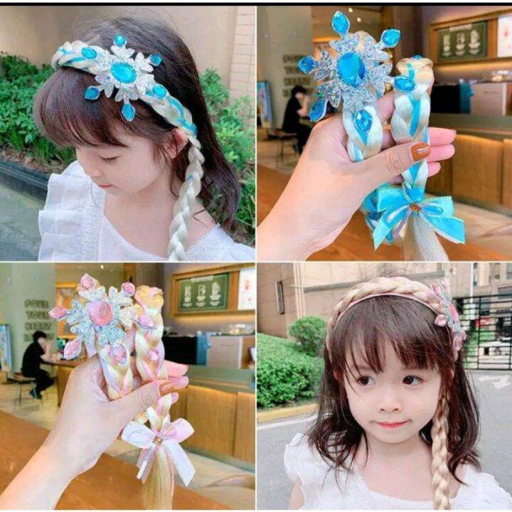 BANDO RAMBUT PALSU KEPANG ANAK FROZEN | Lazada Indonesia