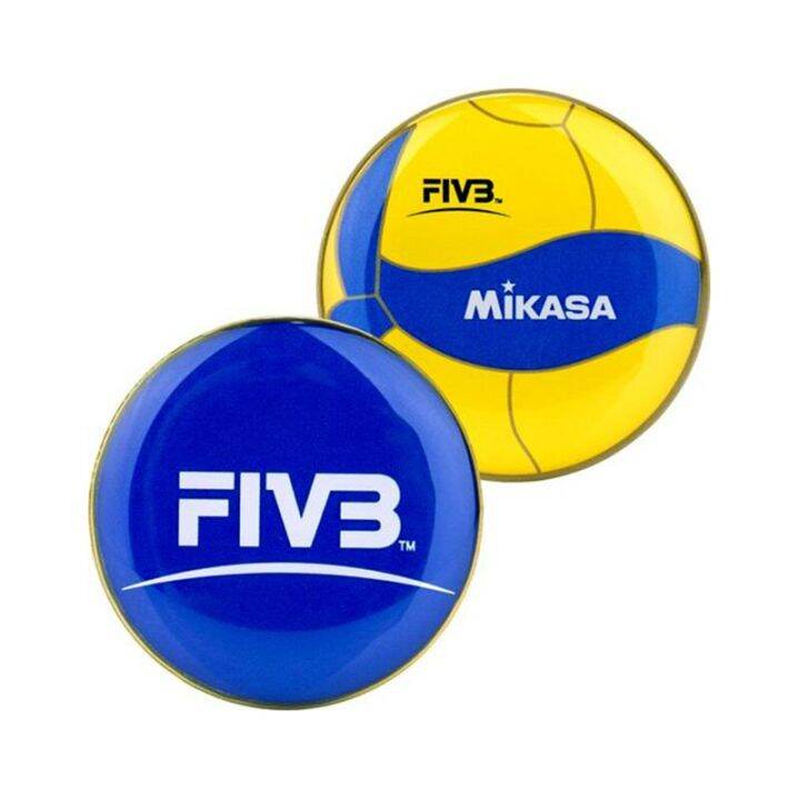 Original MIKASA Referee Metal Tossing Coin Professional Volleyball ...