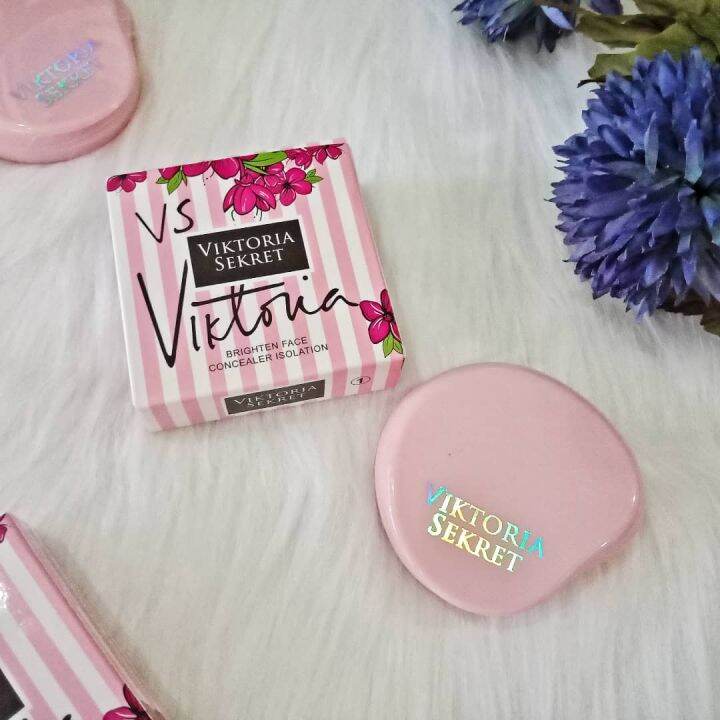 VIKTORIA SEKRET 2 In 1 Brighten Face Concealer Isolation Compact Powder ...