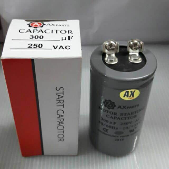 AX MOTOR STARTING CAPACITOR 300 UF 200-250 VOLTS | Lazada PH