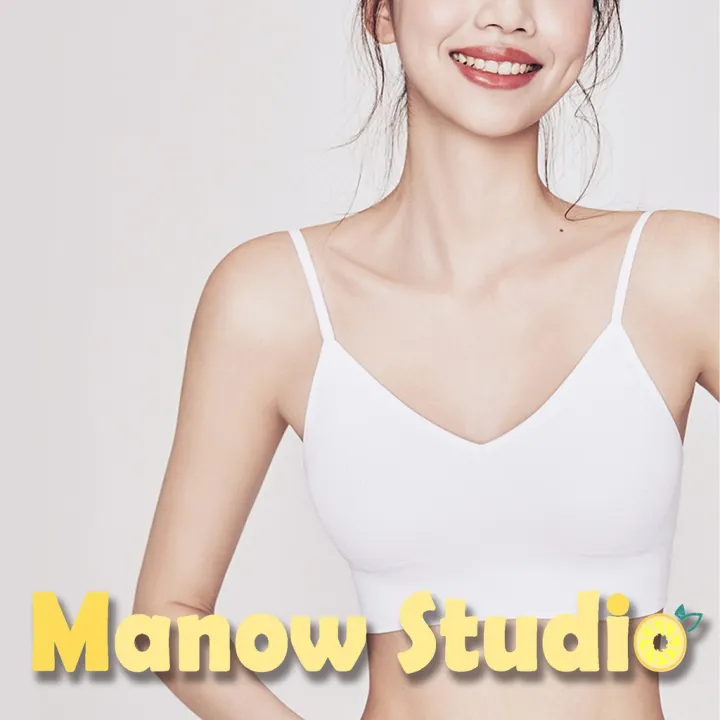 บราสายเดี่ยว เสื้อกล้าม เสือแฟชั่นผู้หญิง สายเดี่ยว บราสายเดี่ยวแบบสวม T13# Manow.studio ...
