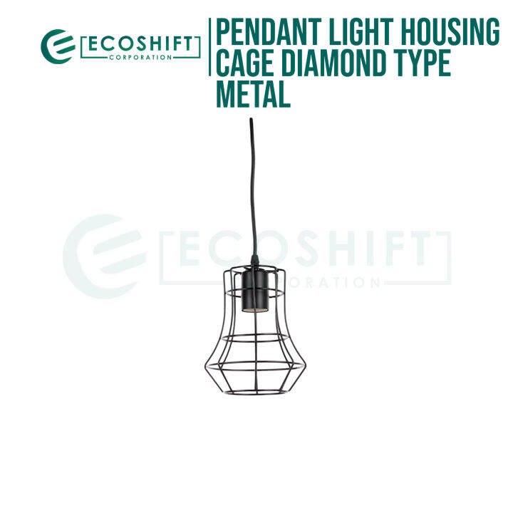 Ecoshift Pendant Light Housing Cage Diamond Type Metal | Lazada PH
