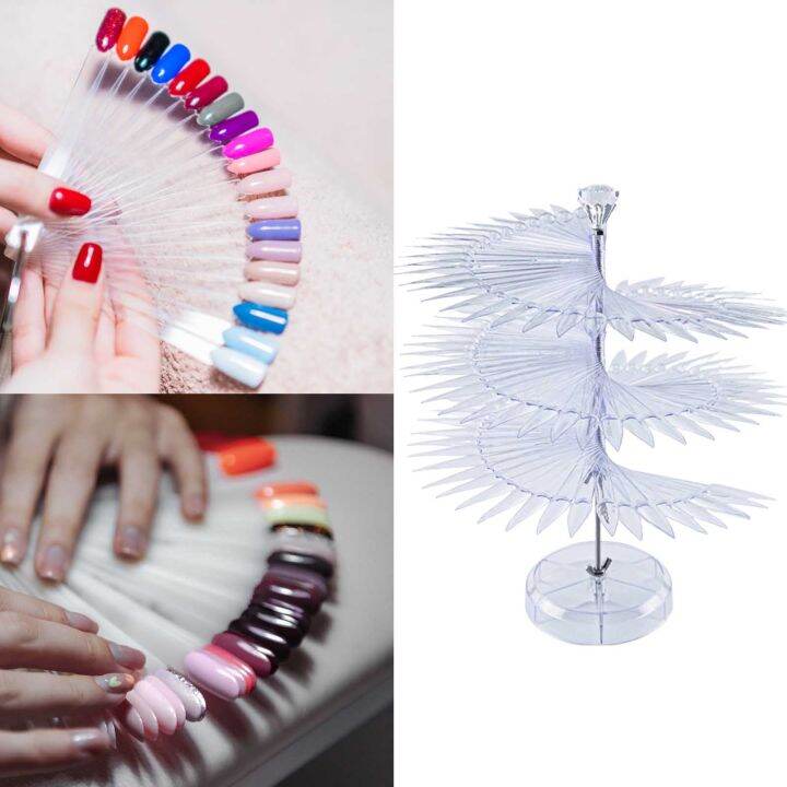 Nail Colors Chart Display Stand Nail Practice Tips Sticks Spiral ...