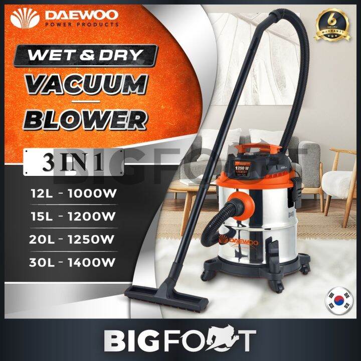 Shocking Sale Daewoo Pro Vacuum Cleaner Series Wet Dry Vacuum Cleaner