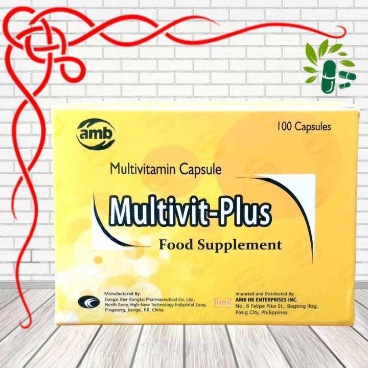 MULTIVIT - PLUS (Multivitamins) 100 Capsules | Lazada PH