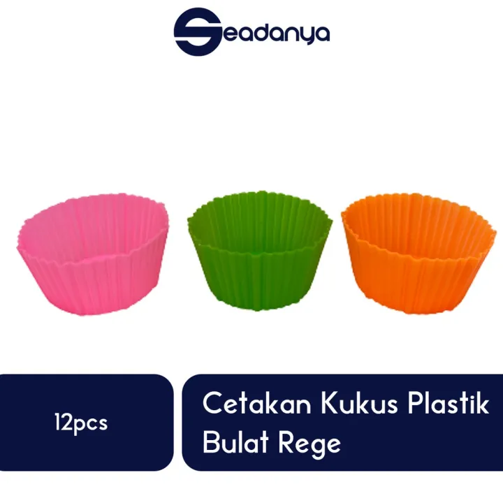 Cup Kukus Plastik Bulat Rege 12pcs Semua Warna(3370) -Cetakan Bolu/Roti ...
