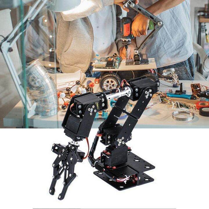 Criacr 6DOF Degree Of Freedom Robotic Arm Gripper Kit (Including MG996 ...