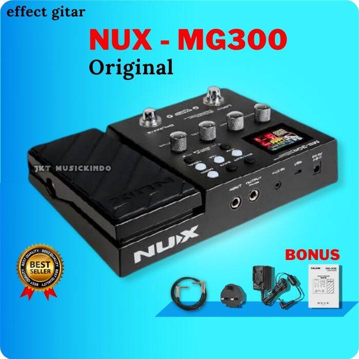 effect Efek Gitar NUX MG300 ORIGINAL Modelling Processor Digital | Lazada Indonesia